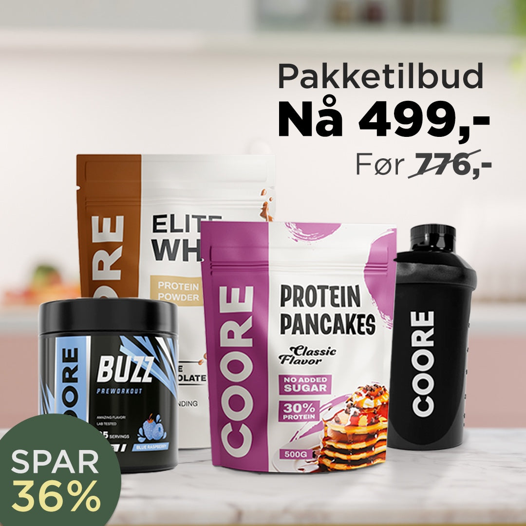 COORE - Norges hurtigst voksende kosttilskuddsmerke!
